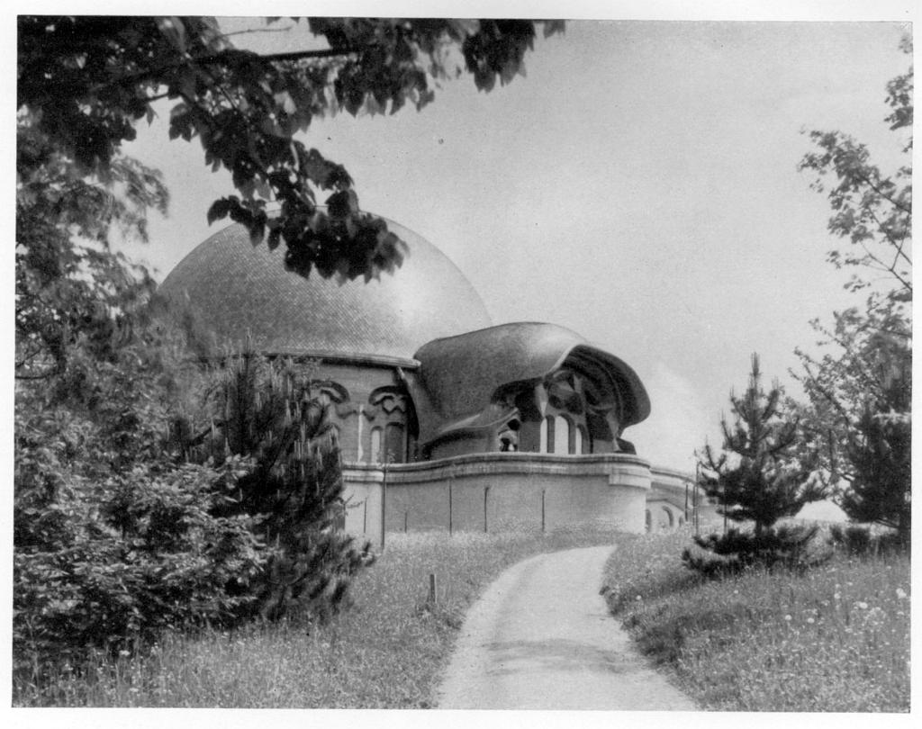 Exterior photos of Rudolf Steiner's First Goetheanum