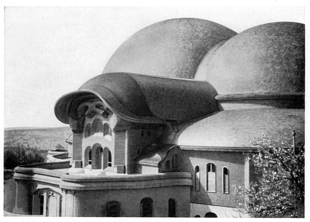 Exterior photos of Rudolf Steiner's First Goetheanum