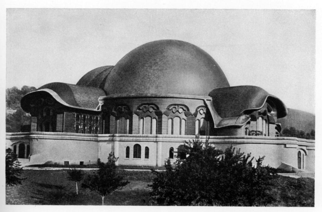 Exterior photos of Rudolf Steiner's First Goetheanum