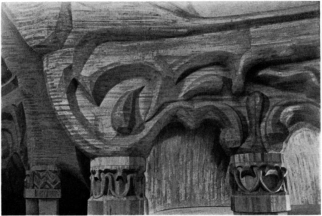 Interior photos of Rudolf Steiner's First Goetheanum