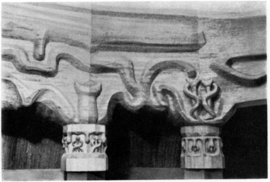 Interior photos of Rudolf Steiner's First Goetheanum