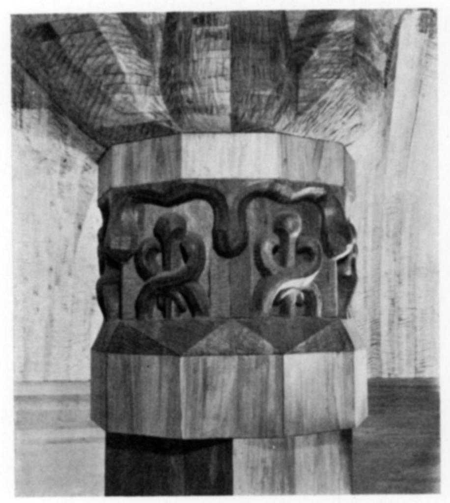 Interior photos of Rudolf Steiner's First Goetheanum