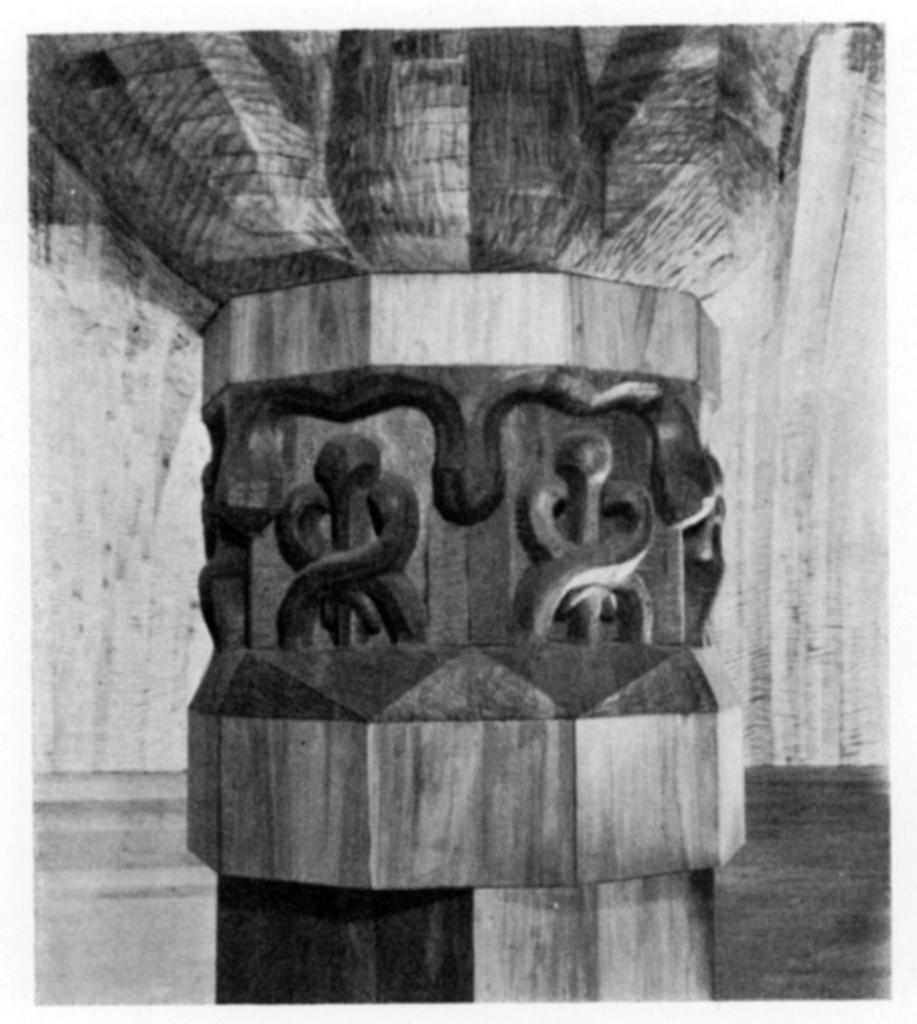 Interior photos of Rudolf Steiner's First Goetheanum