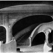 Interior photos of Rudolf Steiner's First Goetheanum